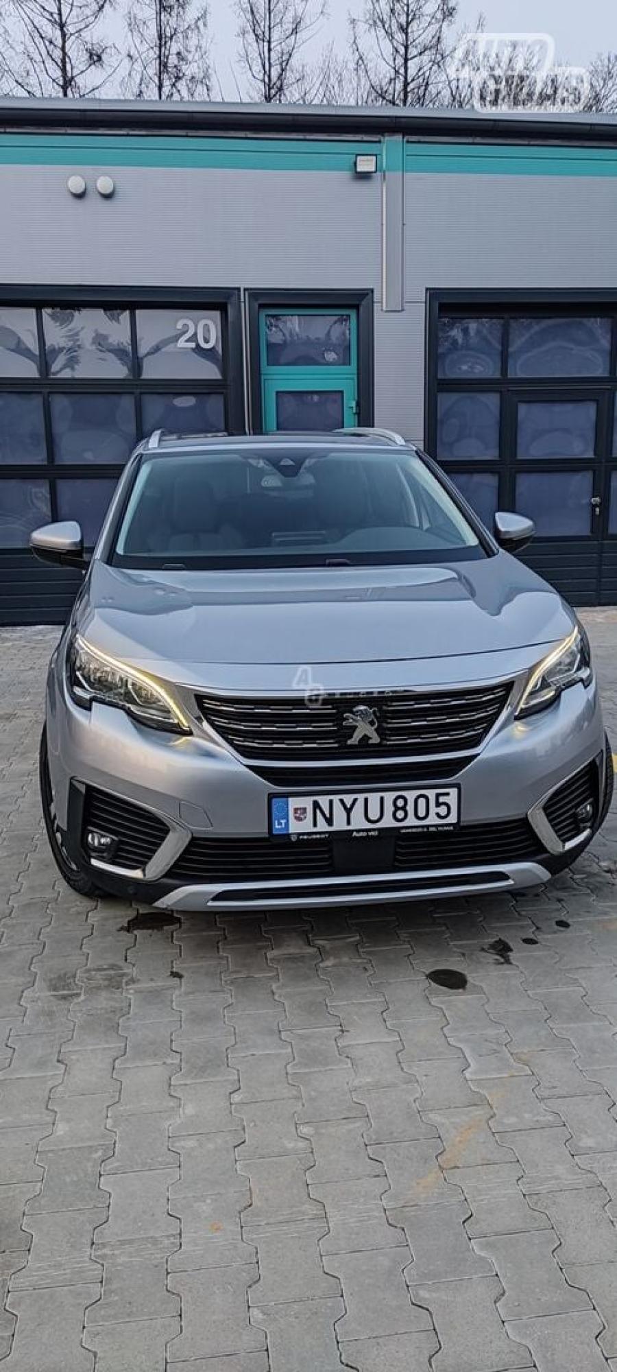 Pelēks Peugeot 5008 2017 Viļņa, ar dzinēja tilpumu 1.20 L un nobraukumu 135 tūkst. km par 10700 €, foto 15 vietnē AUTOMOTO.COM.LV
