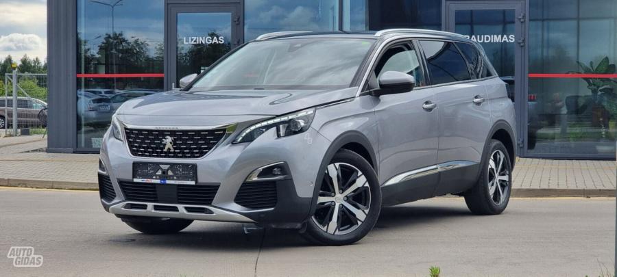 Grey Peugeot 5008 2017 in Siauliai, with an engine capacity of 1.60 L and mileage of 177 thousand km for 12200 €, photo 9 on AUTOMOTO.COM.LV