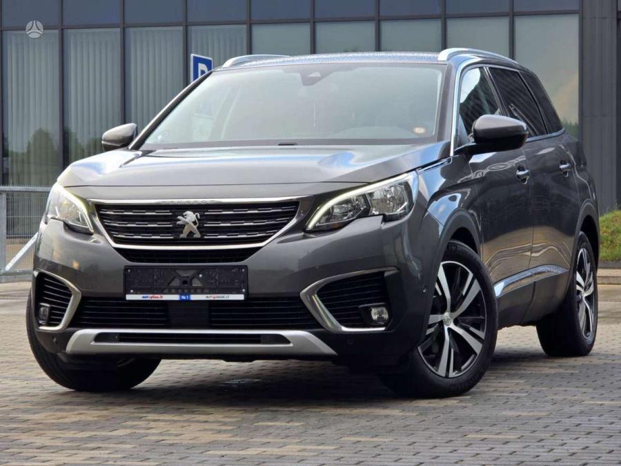 Grey Peugeot 5008 2017 in Siauliai, with an engine capacity of 2.00 L and mileage of 225 thousand km for 12800 €, photo 4 on AUTOMOTO.COM.LV