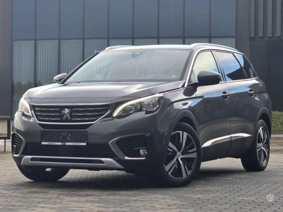 Grey Peugeot 5008 2017 in Siauliai, with an engine capacity of 2.00 L and mileage of 225 thousand km for 12800 €, photo 5 on AUTOMOTO.COM.LV