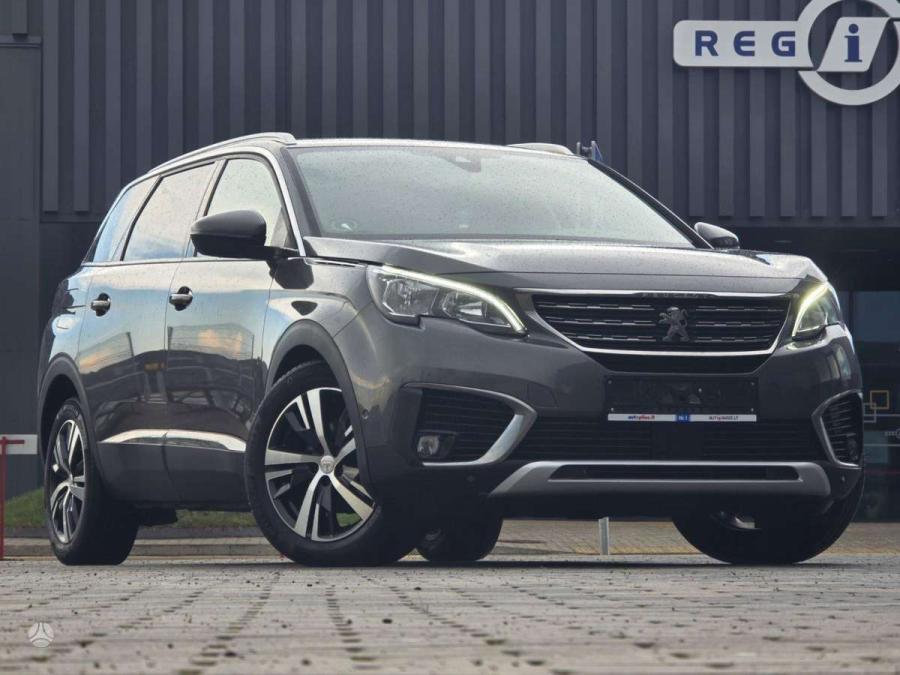 Grey Peugeot 5008 2017 in Siauliai, with an engine capacity of 2.00 L and mileage of 225 thousand km for 12800 €, photo 11 on AUTOMOTO.COM.LV
