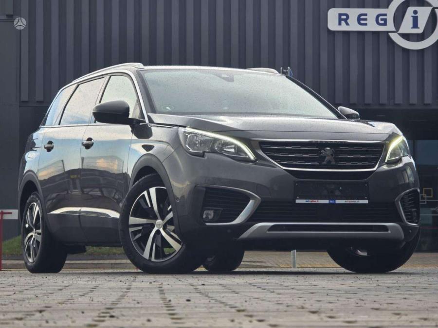 Grey Peugeot 5008 2017 in Siauliai, with an engine capacity of 2.00 L and mileage of 225 thousand km for 12800 €, photo 12 on AUTOMOTO.COM.LV