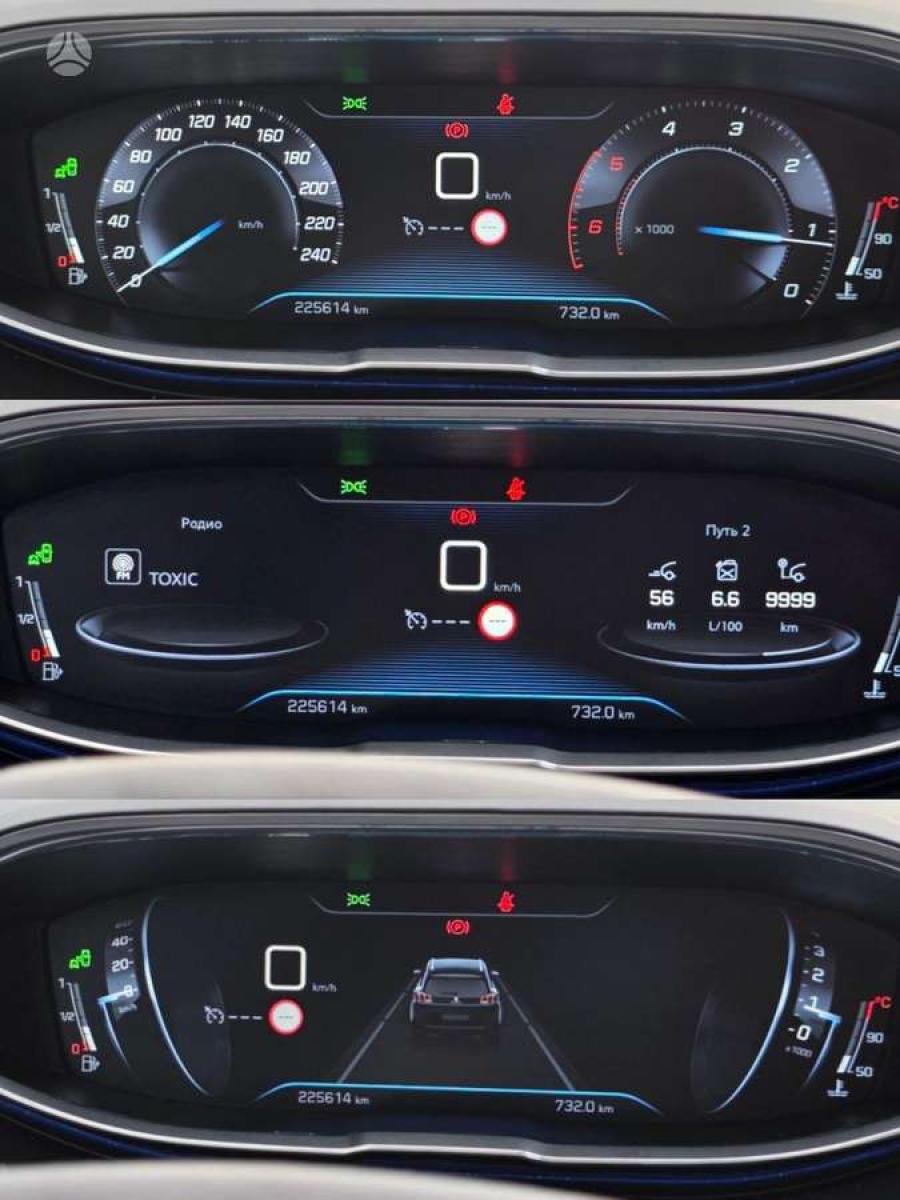 Grey Peugeot 5008 2017 in Siauliai, with an engine capacity of 2.00 L and mileage of 225 thousand km for 12800 €, photo 25 on AUTOMOTO.COM.LV