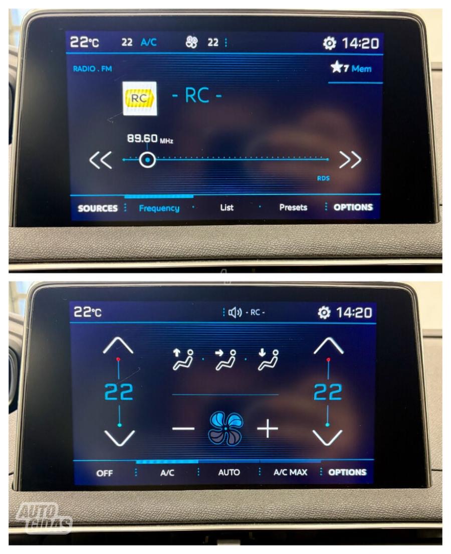 Pelēks Peugeot 5008 2018 Viļņa, ar dzinēja tilpumu 1.60 L un nobraukumu 98 tūkst. km par 17999 €, foto 17 vietnē AUTOMOTO.COM.LV