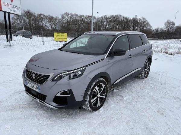 Grey Peugeot 5008 2018 in Taurage, with an engine capacity of 1.50 L and mileage of 200 thousand km for 11000 €, photo 1 on AUTOMOTO.COM.LV