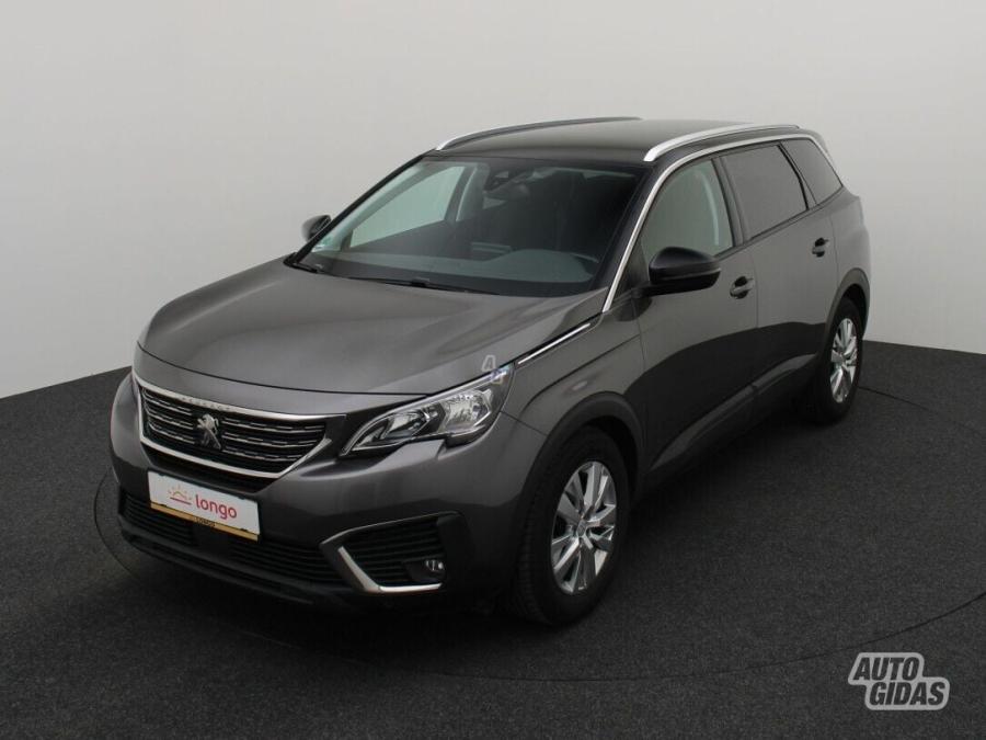 Pelēks Peugeot 5008 2018 Viļņa, ar dzinēja tilpumu 1.20 L un nobraukumu 177 tūkst. km par 11899 €, foto 1 vietnē AUTOMOTO.COM.LV