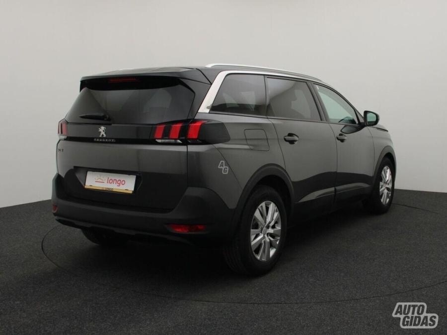 Pelēks Peugeot 5008 2018 Viļņa, ar dzinēja tilpumu 1.20 L un nobraukumu 177 tūkst. km par 11899 €, foto 8 vietnē AUTOMOTO.COM.LV