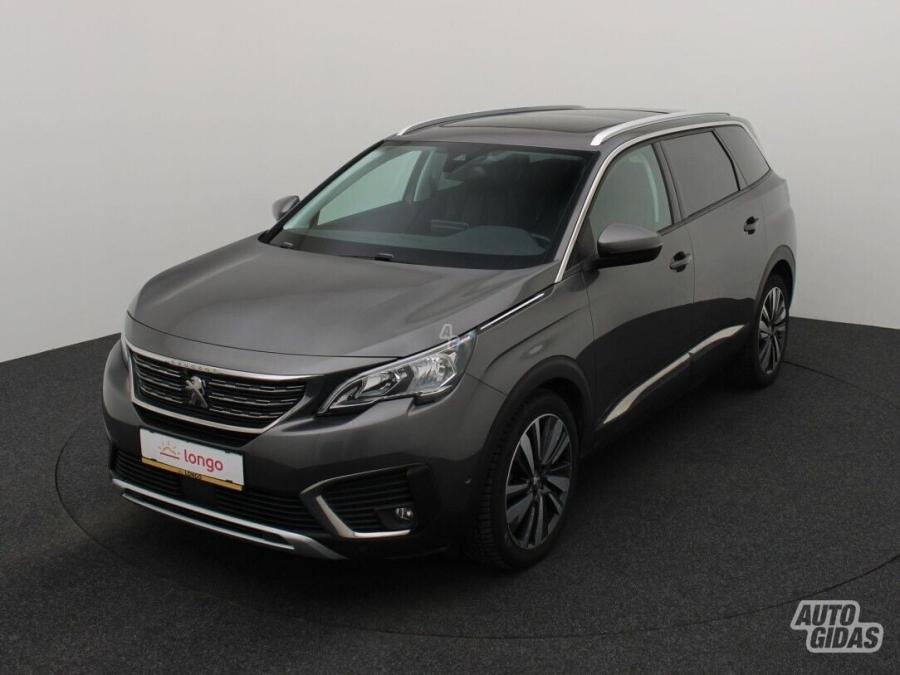 Grey Peugeot 5008 2018 in Vilnius, with an engine capacity of 1.60 L and mileage of 243 thousand km for 12999 €, photo 1 on AUTOMOTO.COM.LV