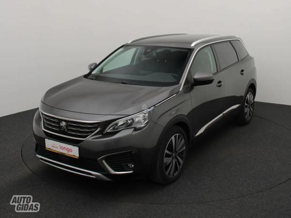 Pelēks Peugeot 5008 2018 Viļņa, ar dzinēja tilpumu 1.20 L un nobraukumu 199 tūkst. km par 12499 €, foto  vietnē AUTOMOTO.COM.LV
