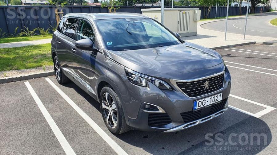 Pelēks Peugeot 5008 2018 Rīga, ar dzinēja tilpumu 1.50 L un nobraukumu 95 tūkst. km par 13950 €, foto 3 vietnē AUTOMOTO.COM.LV