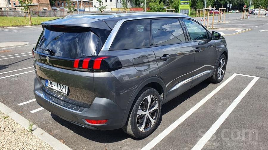 Pelēks Peugeot 5008 2018 Rīga, ar dzinēja tilpumu 1.50 L un nobraukumu 95 tūkst. km par 13950 €, foto 4 vietnē AUTOMOTO.COM.LV