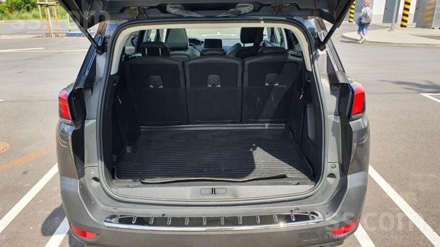 Pelēks Peugeot 5008 2018 Rīga, ar dzinēja tilpumu 1.50 L un nobraukumu 95 tūkst. km par 13950 €, foto 9 vietnē AUTOMOTO.COM.LV