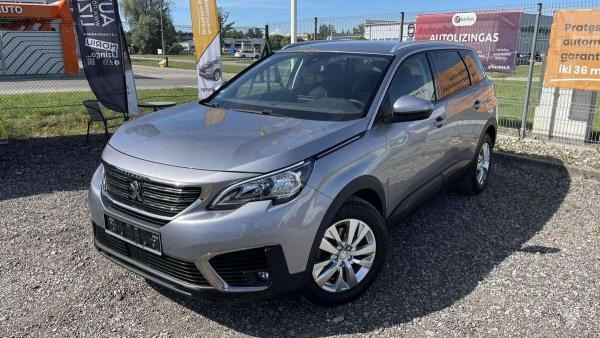 Grey Peugeot 5008 2018 in Marijampole, with an engine capacity of 1.50 L and mileage of 189 thousand km for 10990 €, photo 1 on AUTOMOTO.COM.LV