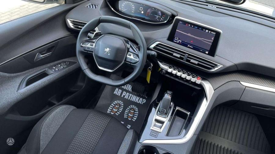 Grey Peugeot 5008 2018 in Marijampole, with an engine capacity of 1.50 L and mileage of 189 thousand km for 10990 €, photo 23 on AUTOMOTO.COM.LV