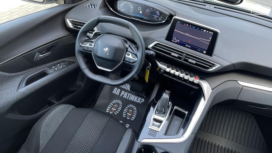 Grey Peugeot 5008 2018 in Marijampole, with an engine capacity of 1.50 L and mileage of 189 thousand km for 10990 €, photo 34 on AUTOMOTO.COM.LV
