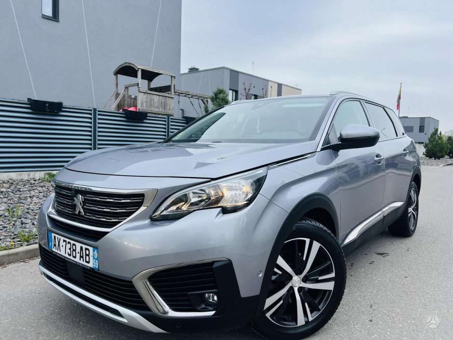 Pelēks Peugeot 5008 2018 Kauņa, ar dzinēja tilpumu 1.50 L un nobraukumu 199 tūkst. km par 10800 €, foto 4 vietnē AUTOMOTO.COM.LV