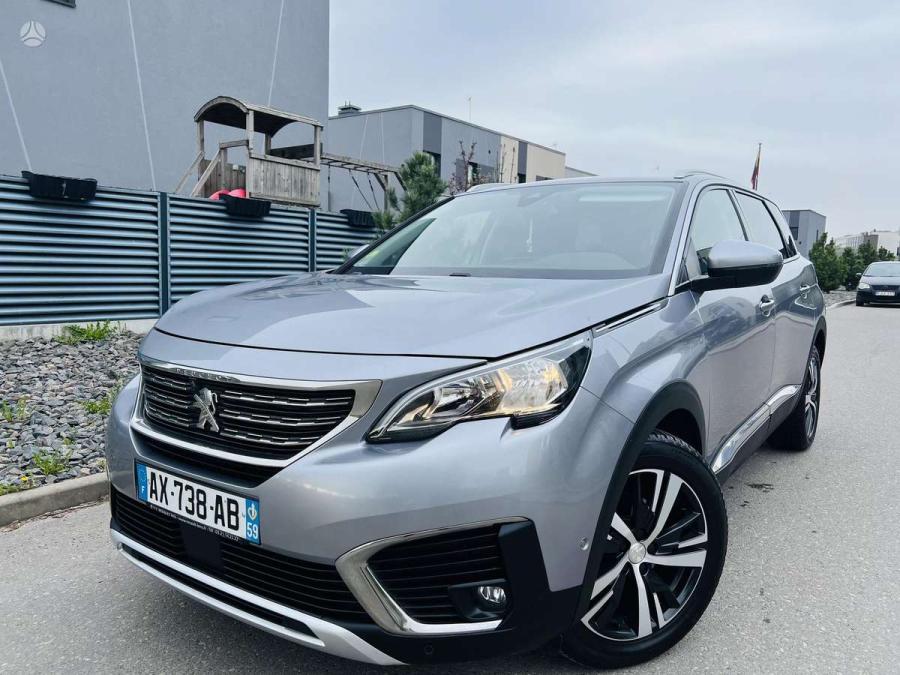 Pelēks Peugeot 5008 2018 Kauņa, ar dzinēja tilpumu 1.50 L un nobraukumu 199 tūkst. km par 10500 €, foto 4 vietnē AUTOMOTO.COM.LV