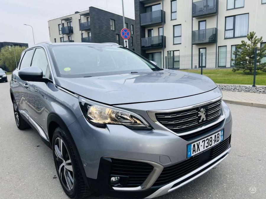 Pelēks Peugeot 5008 2018 Kauņa, ar dzinēja tilpumu 1.50 L un nobraukumu 199 tūkst. km par 10500 €, foto 6 vietnē AUTOMOTO.COM.LV