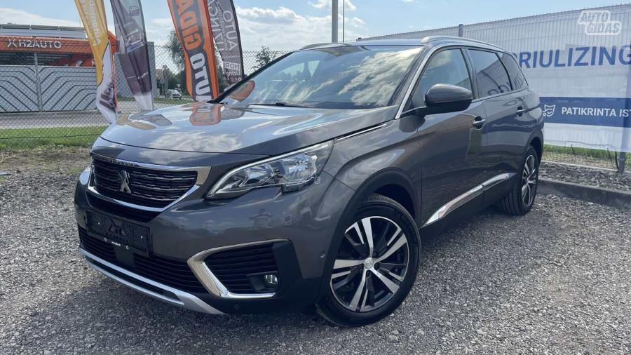 Pelēks Peugeot 5008 2018 Marijampole, ar dzinēja tilpumu 1.60 L un nobraukumu 159 tūkst. km par 12400 €, foto 1 vietnē AUTOMOTO.COM.LV
