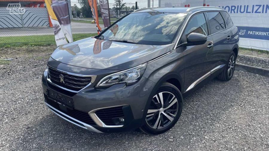 Pelēks Peugeot 5008 2018 Marijampole, ar dzinēja tilpumu 1.60 L un nobraukumu 159 tūkst. km par 12400 €, foto 6 vietnē AUTOMOTO.COM.LV
