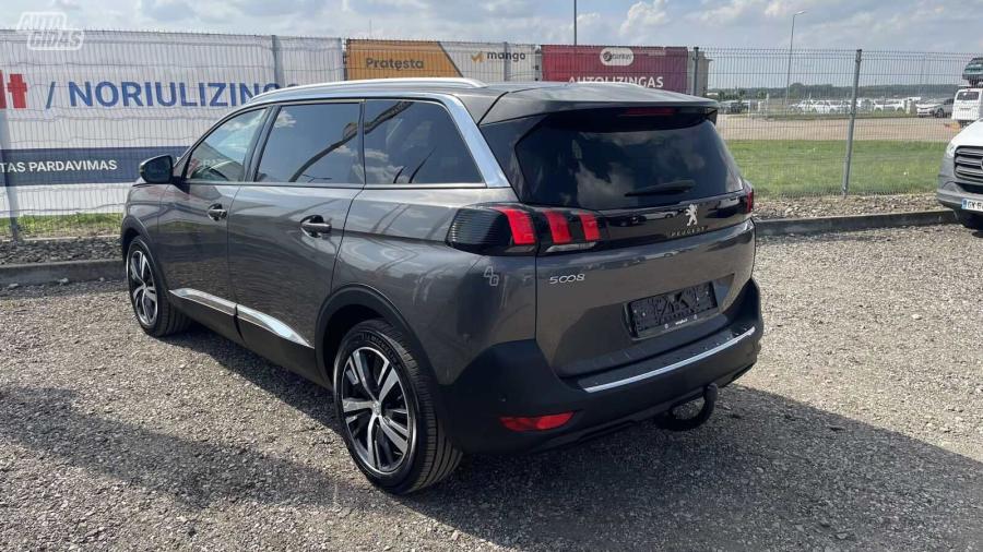 Pelēks Peugeot 5008 2018 Marijampole, ar dzinēja tilpumu 1.60 L un nobraukumu 159 tūkst. km par 12400 €, foto 7 vietnē AUTOMOTO.COM.LV