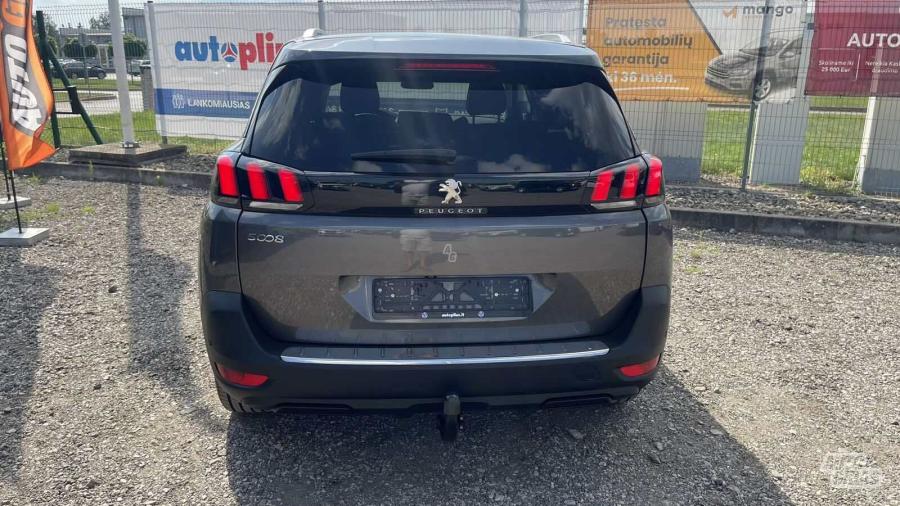 Pelēks Peugeot 5008 2018 Marijampole, ar dzinēja tilpumu 1.60 L un nobraukumu 159 tūkst. km par 12400 €, foto 8 vietnē AUTOMOTO.COM.LV