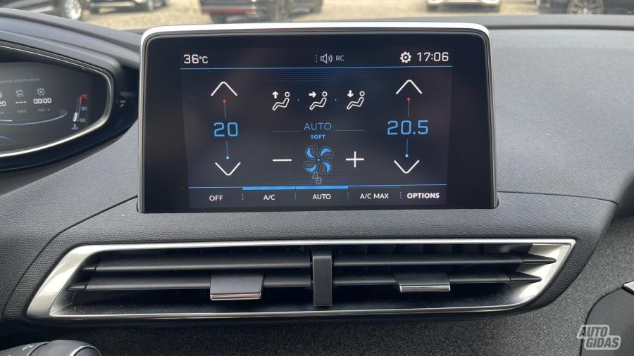 Pelēks Peugeot 5008 2018 Marijampole, ar dzinēja tilpumu 1.60 L un nobraukumu 159 tūkst. km par 12400 €, foto 29 vietnē AUTOMOTO.COM.LV
