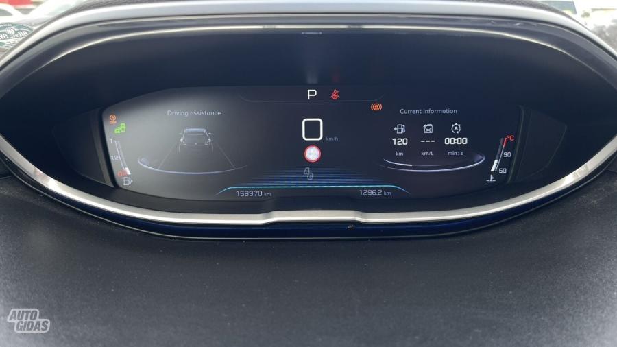 Pelēks Peugeot 5008 2018 Marijampole, ar dzinēja tilpumu 1.60 L un nobraukumu 159 tūkst. km par 12400 €, foto 31 vietnē AUTOMOTO.COM.LV
