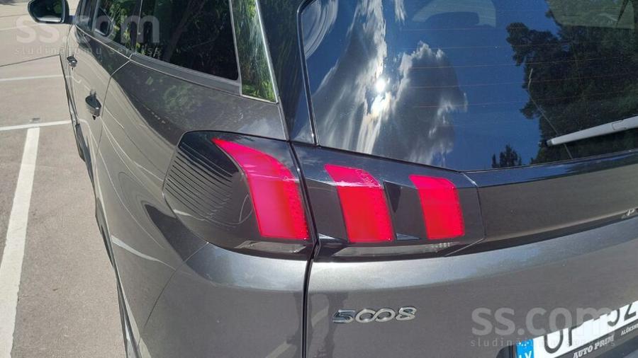 Pelēks Peugeot 5008 2018 Alūksne, ar dzinēja tilpumu 1.20 L un nobraukumu 0 tūkst. km par 8950 €, foto 14 vietnē AUTOMOTO.COM.LV
