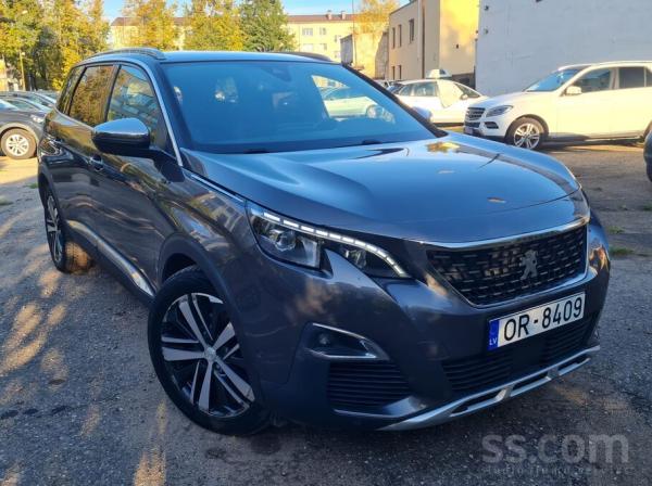 Grey Peugeot 5008 2018 in Jelgava, with an engine capacity of 2.00 L and mileage of 0 thousand km for 13990 €, photo 5 on AUTOMOTO.COM.LV