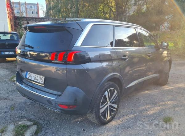 Grey Peugeot 5008 2018 in Jelgava, with an engine capacity of 2.00 L and mileage of 0 thousand km for 13990 €, photo 9 on AUTOMOTO.COM.LV