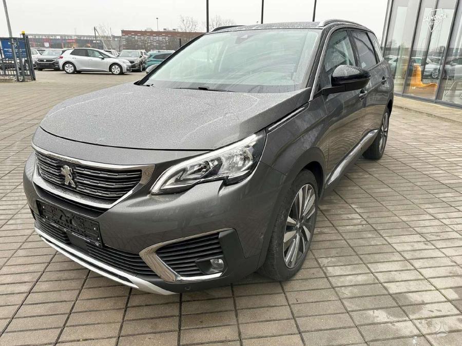 Pelēks Peugeot 5008 2019 Kauņa, ar dzinēja tilpumu 1.60 L un nobraukumu 191 tūkst. km par 13500 €, foto 1 vietnē AUTOMOTO.COM.LV