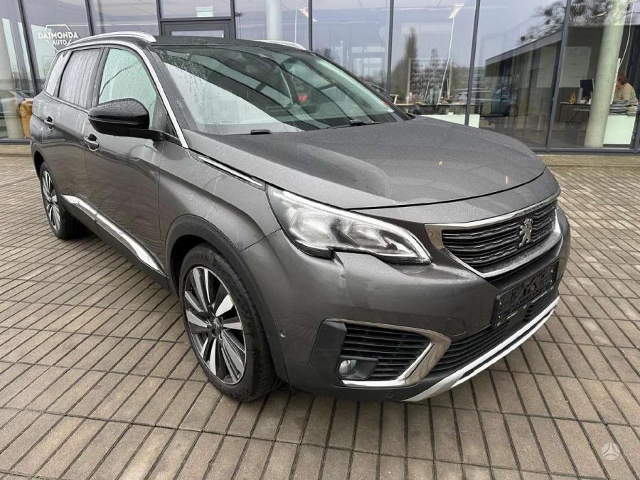 Pelēks Peugeot 5008 2019 Kauņa, ar dzinēja tilpumu 1.60 L un nobraukumu 191 tūkst. km par 13500 €, foto 2 vietnē AUTOMOTO.COM.LV