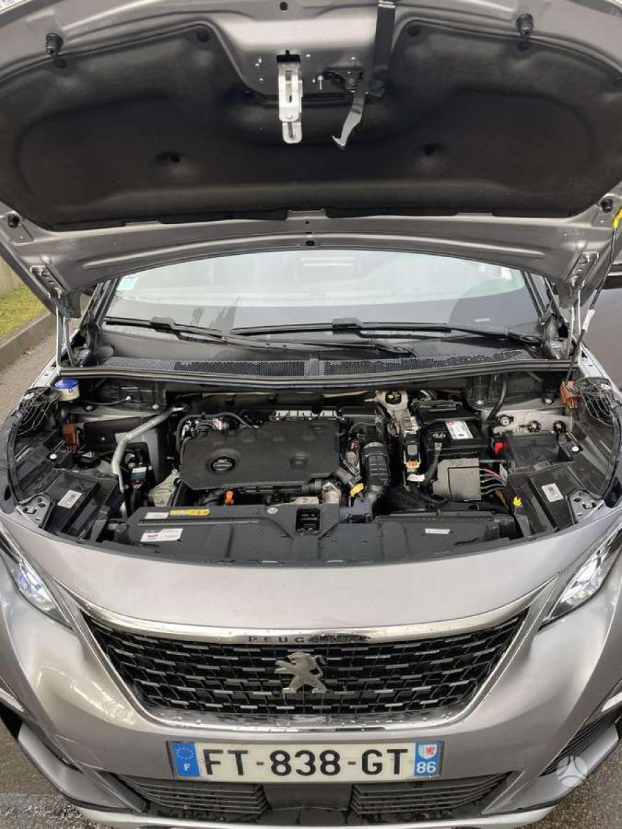 Pelēks Peugeot 5008 2019 Raseiniai, ar dzinēja tilpumu 1.50 L un nobraukumu 140 tūkst. km par 12600 €, foto 22 vietnē AUTOMOTO.COM.LV