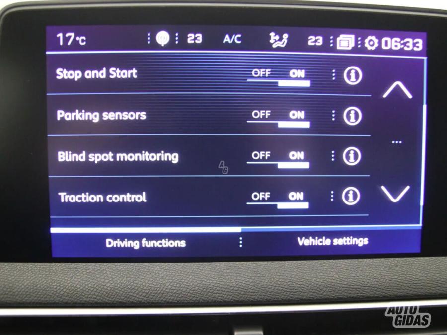 Серый Пежо 5008 2019 в Вильнюс, объемом двигателя 1.50 л и пробегом 147 тыс. км за 16799 €, фото 31 на AUTOMOTO.COM.LV
