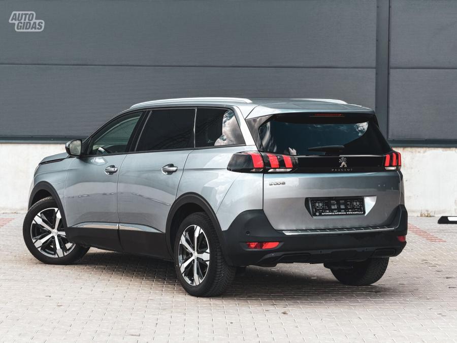 Pelēks Peugeot 5008 2019 Šauļi, ar dzinēja tilpumu 1.20 L un nobraukumu 254 tūkst. km par 10699 €, foto 7 vietnē AUTOMOTO.COM.LV
