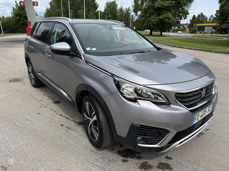 Pelēks Peugeot 5008 2019 Tauragė, ar dzinēja tilpumu 1.20 L un nobraukumu 176 tūkst. km par 11200 €, foto 10 vietnē AUTOMOTO.COM.LV