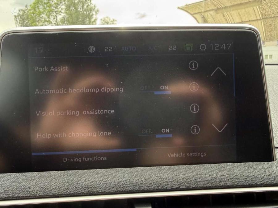 Pelēks Peugeot 5008 2019 Tauragė, ar dzinēja tilpumu 1.20 L un nobraukumu 176 tūkst. km par 11200 €, foto 18 vietnē AUTOMOTO.COM.LV