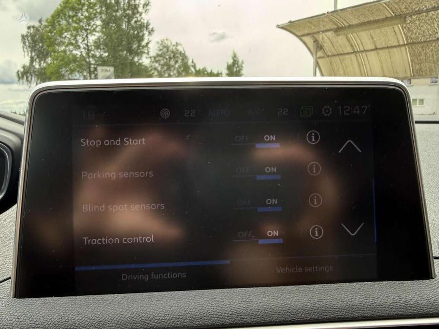 Pelēks Peugeot 5008 2019 Tauragė, ar dzinēja tilpumu 1.20 L un nobraukumu 176 tūkst. km par 11200 €, foto 19 vietnē AUTOMOTO.COM.LV