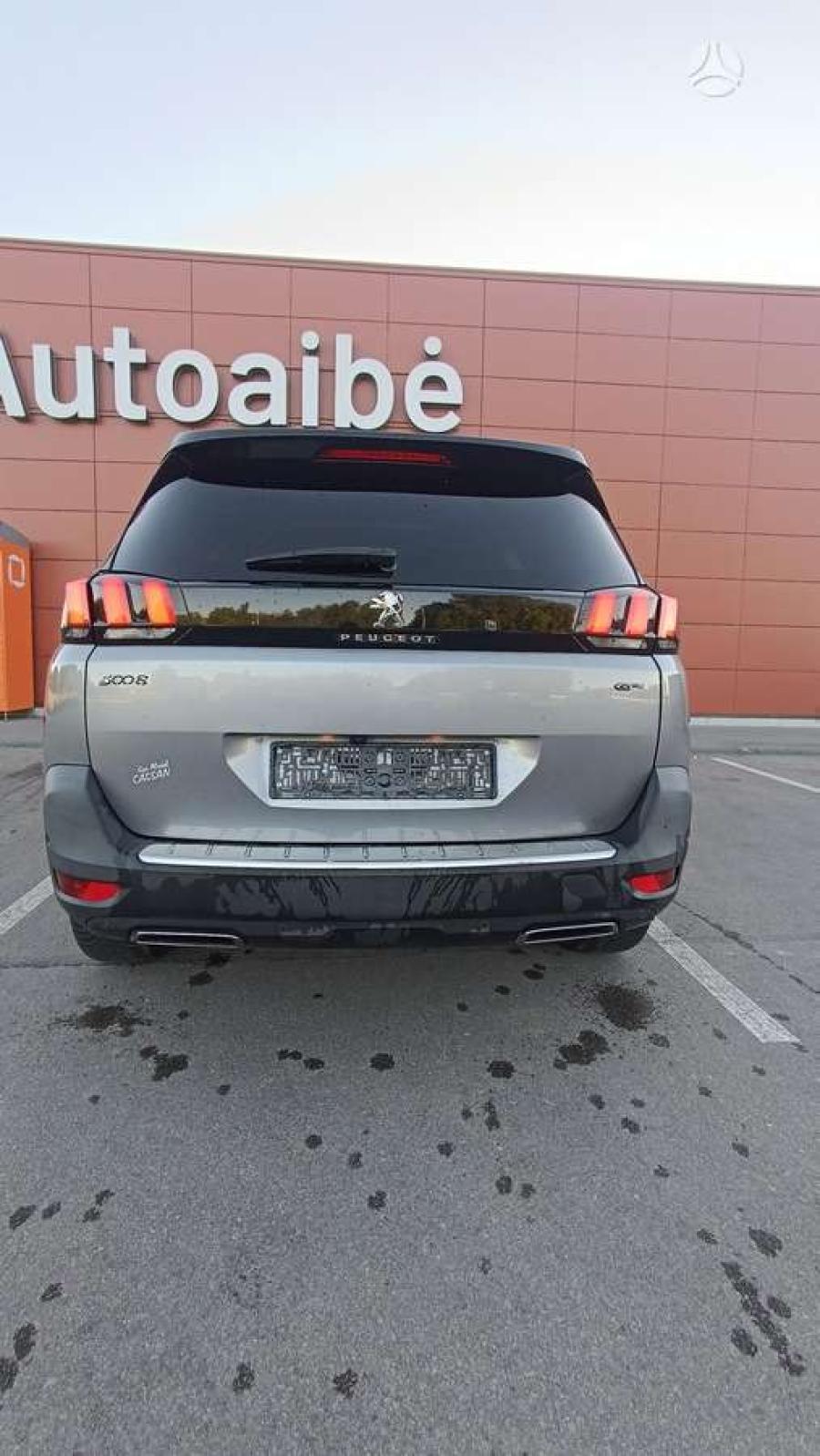 Pelēks Peugeot 5008 2019 Gargždai, ar dzinēja tilpumu 2.00 L un nobraukumu 280 tūkst. km par 14900 €, foto 5 vietnē AUTOMOTO.COM.LV