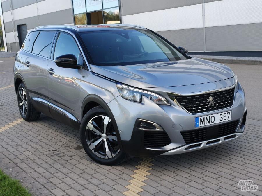 Pelēks Peugeot 5008 2020 Šauļi, ar dzinēja tilpumu 2.00 L un nobraukumu 207 tūkst. km par 16999 €, foto 1 vietnē AUTOMOTO.COM.LV