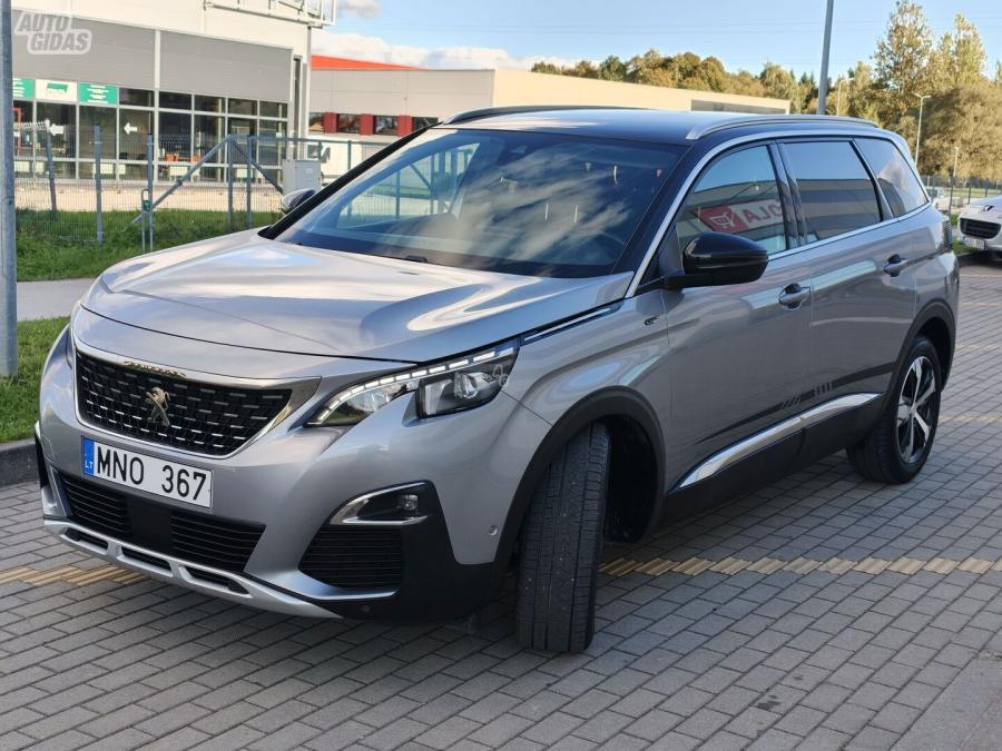 Pelēks Peugeot 5008 2020 Šauļi, ar dzinēja tilpumu 2.00 L un nobraukumu 207 tūkst. km par 16999 €, foto 4 vietnē AUTOMOTO.COM.LV
