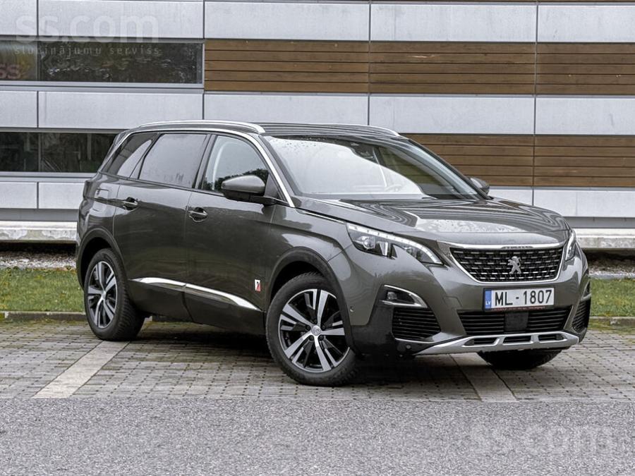 Pelēks Peugeot 5008 2020 Rīga, ar dzinēja tilpumu 1.50 L un nobraukumu 158 tūkst. km par 14950 €, foto 1 vietnē AUTOMOTO.COM.LV
