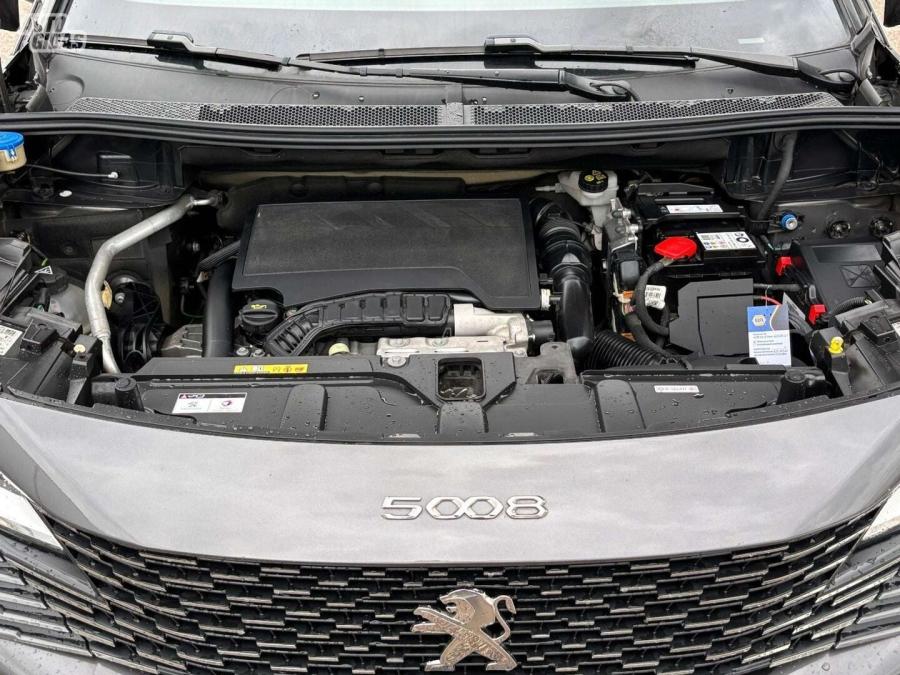 Grey Peugeot 5008 2021 in Kaunas, with an engine capacity of 1.20 L and mileage of 41 thousand km for 24857 €, photo 22 on AUTOMOTO.COM.LV