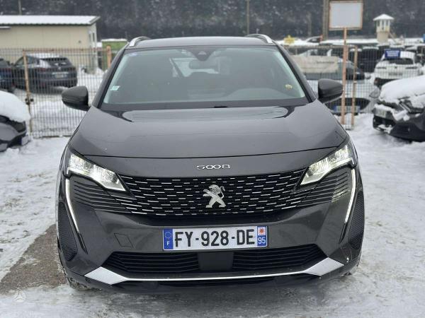 Grey Peugeot 5008 2021 in Vilnius, with an engine capacity of 1.20 L and mileage of 132 thousand km for 14519 €, photo 2 on AUTOMOTO.COM.LV