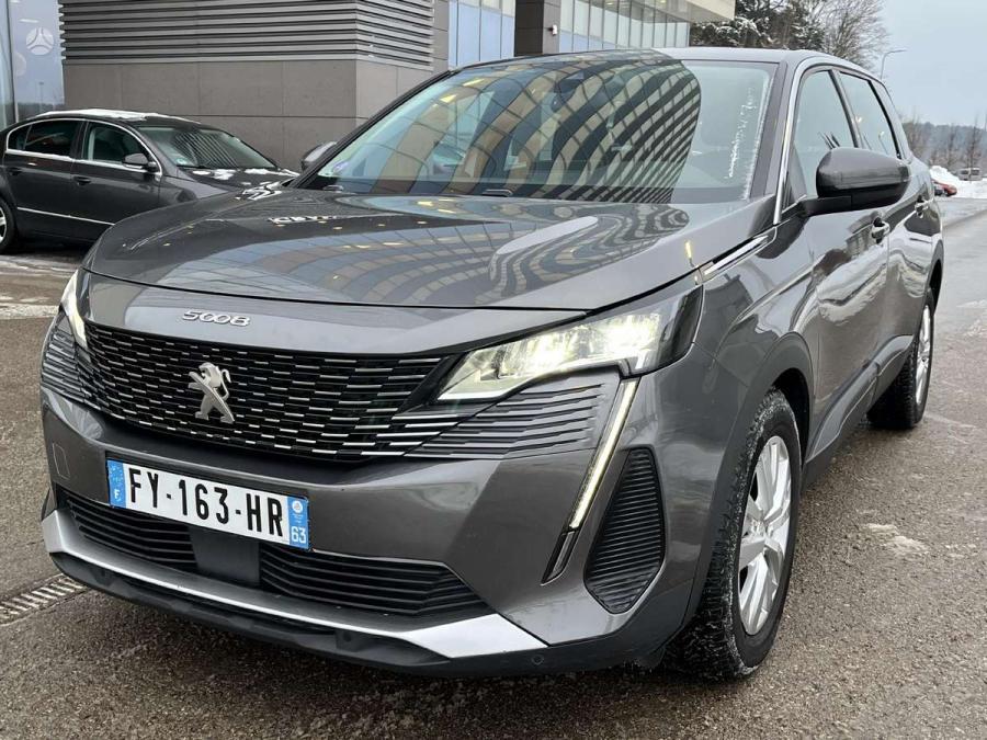 Pelēks Peugeot 5008 2021 Viļņa, ar dzinēja tilpumu 1.20 L un nobraukumu 104 tūkst. km par 12584 €, foto 1 vietnē AUTOMOTO.COM.LV
