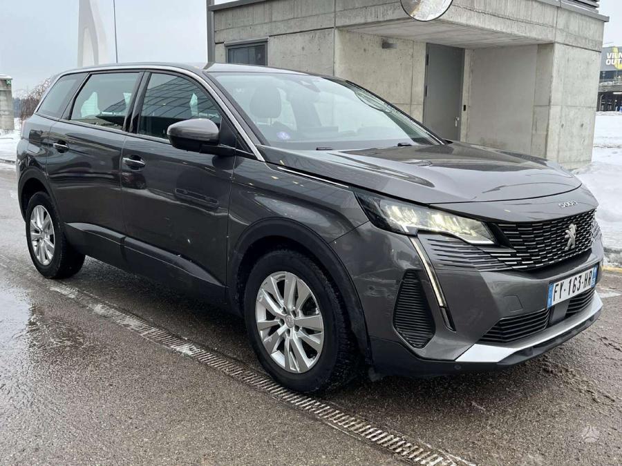 Pelēks Peugeot 5008 2021 Viļņa, ar dzinēja tilpumu 1.20 L un nobraukumu 104 tūkst. km par 12584 €, foto 7 vietnē AUTOMOTO.COM.LV