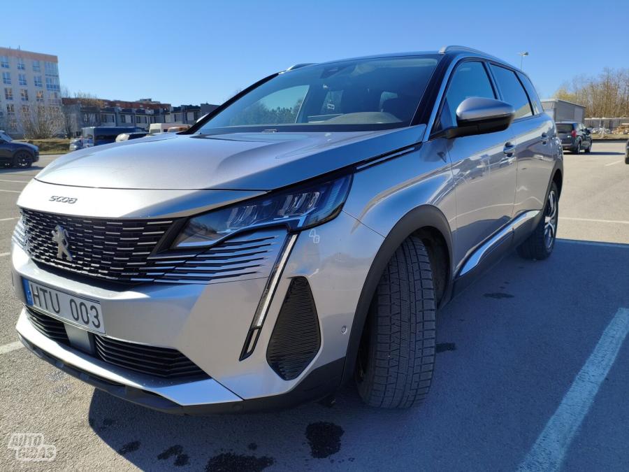 Pelēks Peugeot 5008 2021 Šauļi, ar dzinēja tilpumu 1.50 L un nobraukumu 110 tūkst. km par 21490 €, foto 1 vietnē AUTOMOTO.COM.LV