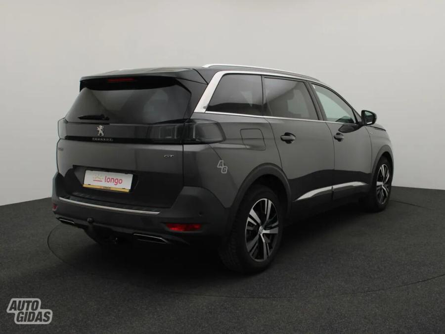 Pelēks Peugeot 5008 2021 Viļņa, ar dzinēja tilpumu 1.20 L un nobraukumu 105 tūkst. km par 17199 €, foto 9 vietnē AUTOMOTO.COM.LV