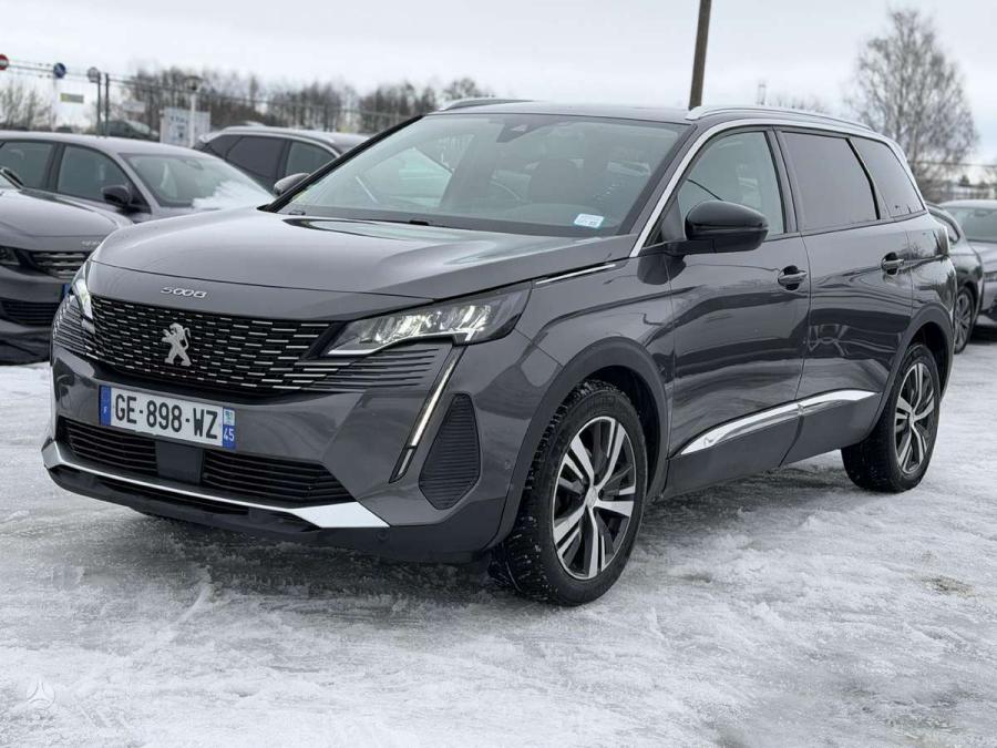 Grey Peugeot 5008 2022 in Marijampole, with an engine capacity of 1.50 L and mileage of 153 thousand km for 16819 €, photo 1 on AUTOMOTO.COM.LV